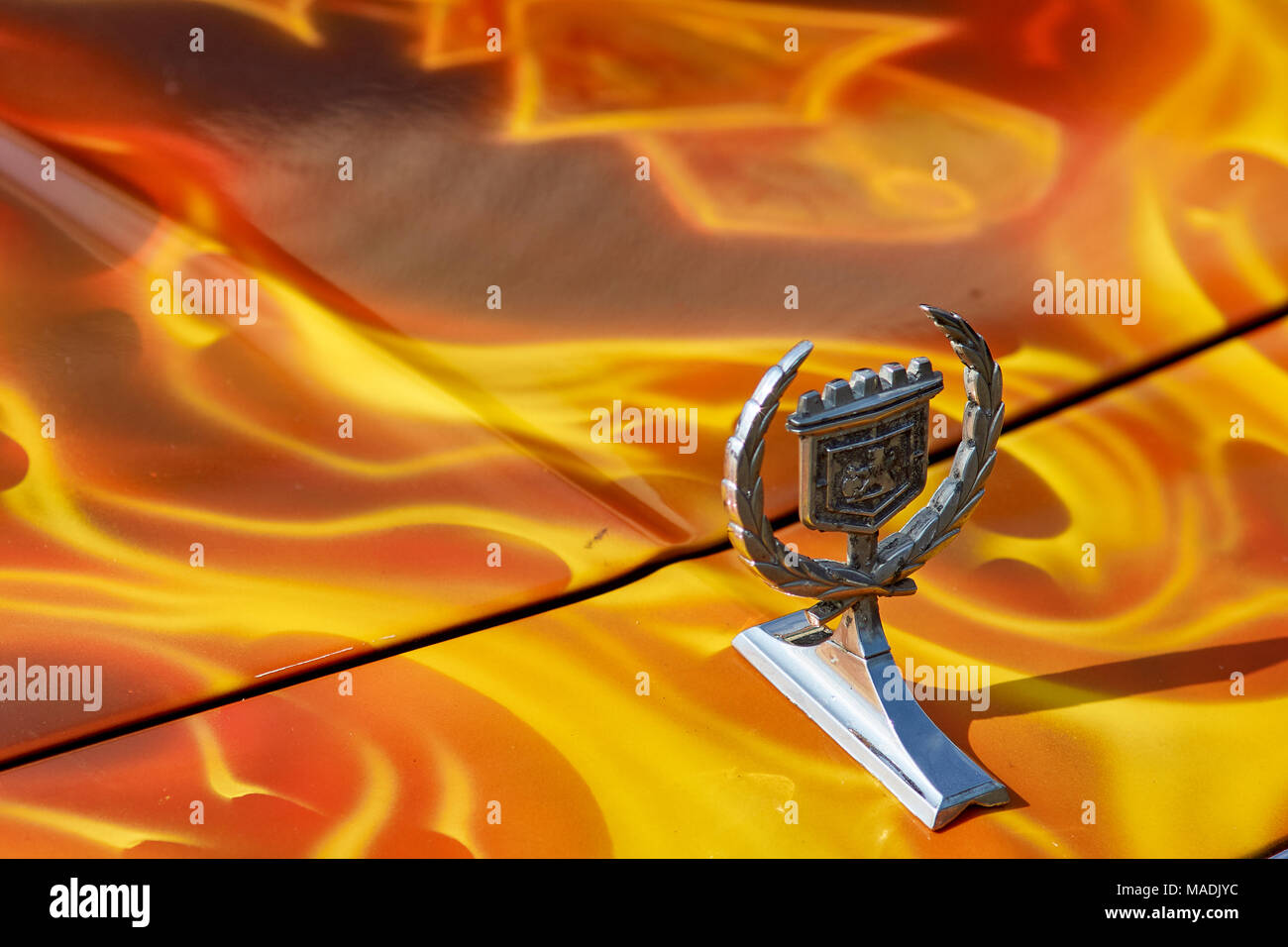 demon paint job on a 1980s holden statesman Stock Photo - Alamy