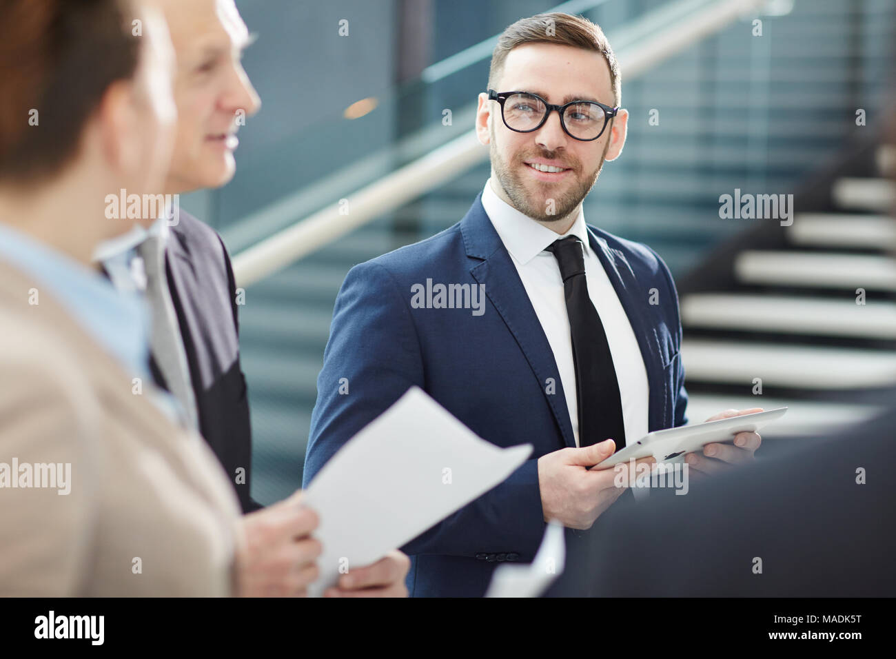 Confident speakers hi-res stock photography and images - Alamy