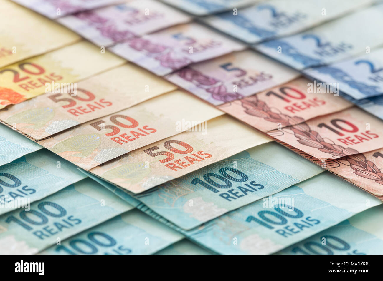 Brazilian money / reais Stock Photo - Alamy