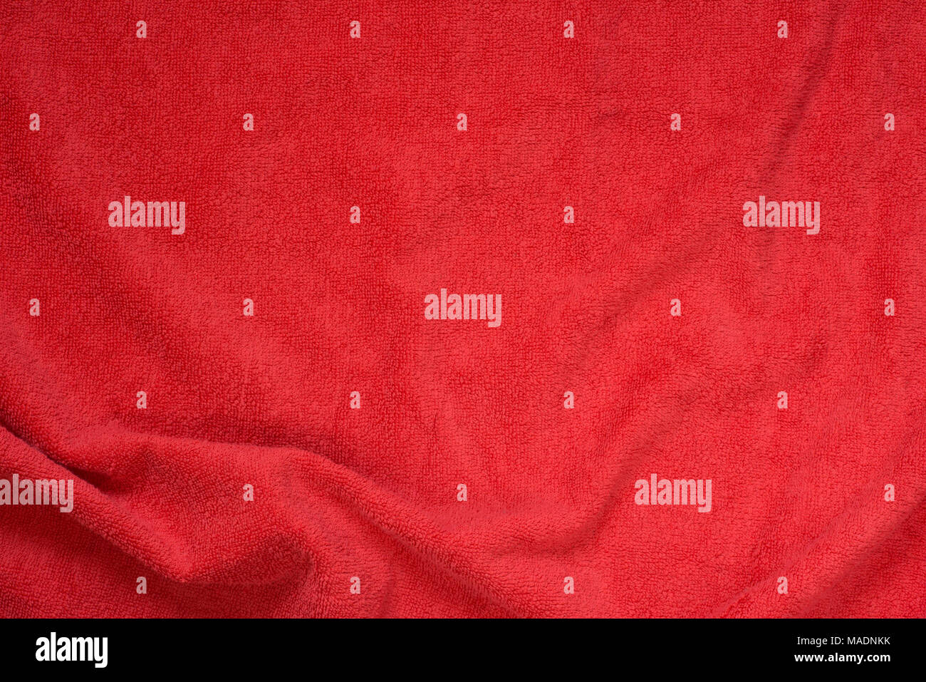 red color terry towel texture background Stock Photo - Alamy