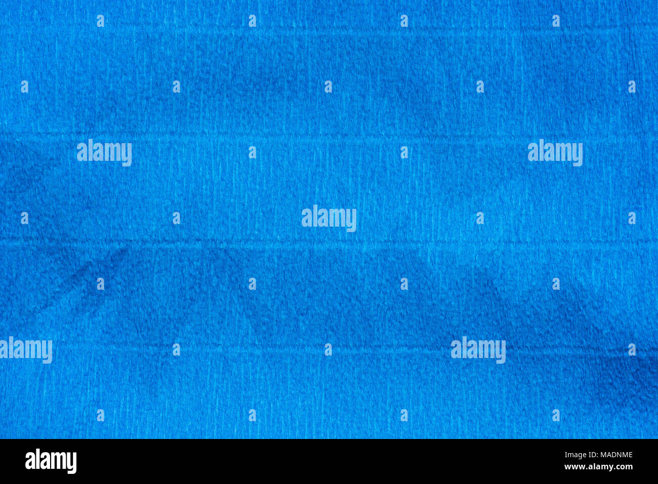 blue creased crepe color paper background texture Stock Photo - Alamy