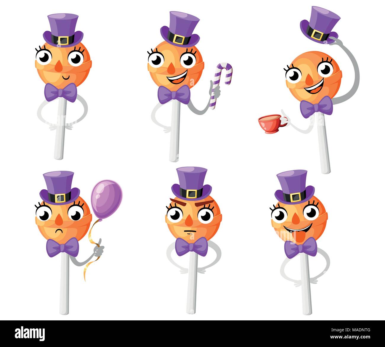 Candy Crush Characters Vector