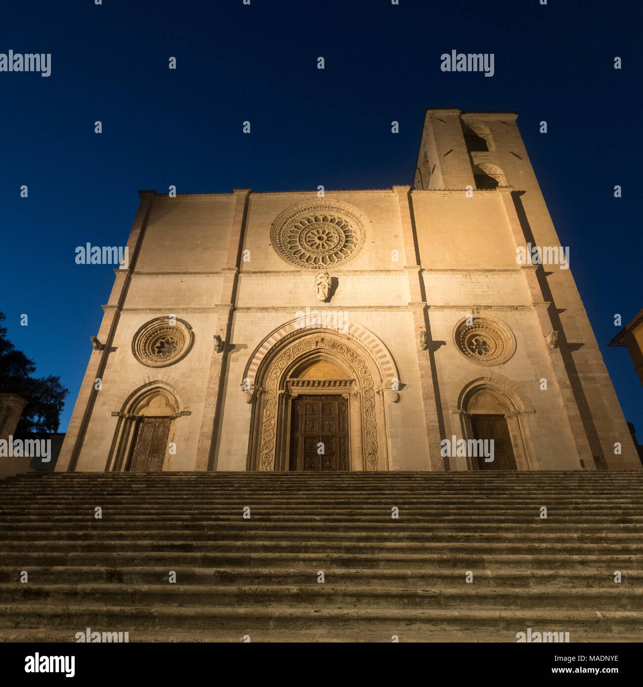 Historic buildings of Todi, Perugia, Umbria, Italy, in the main square ...