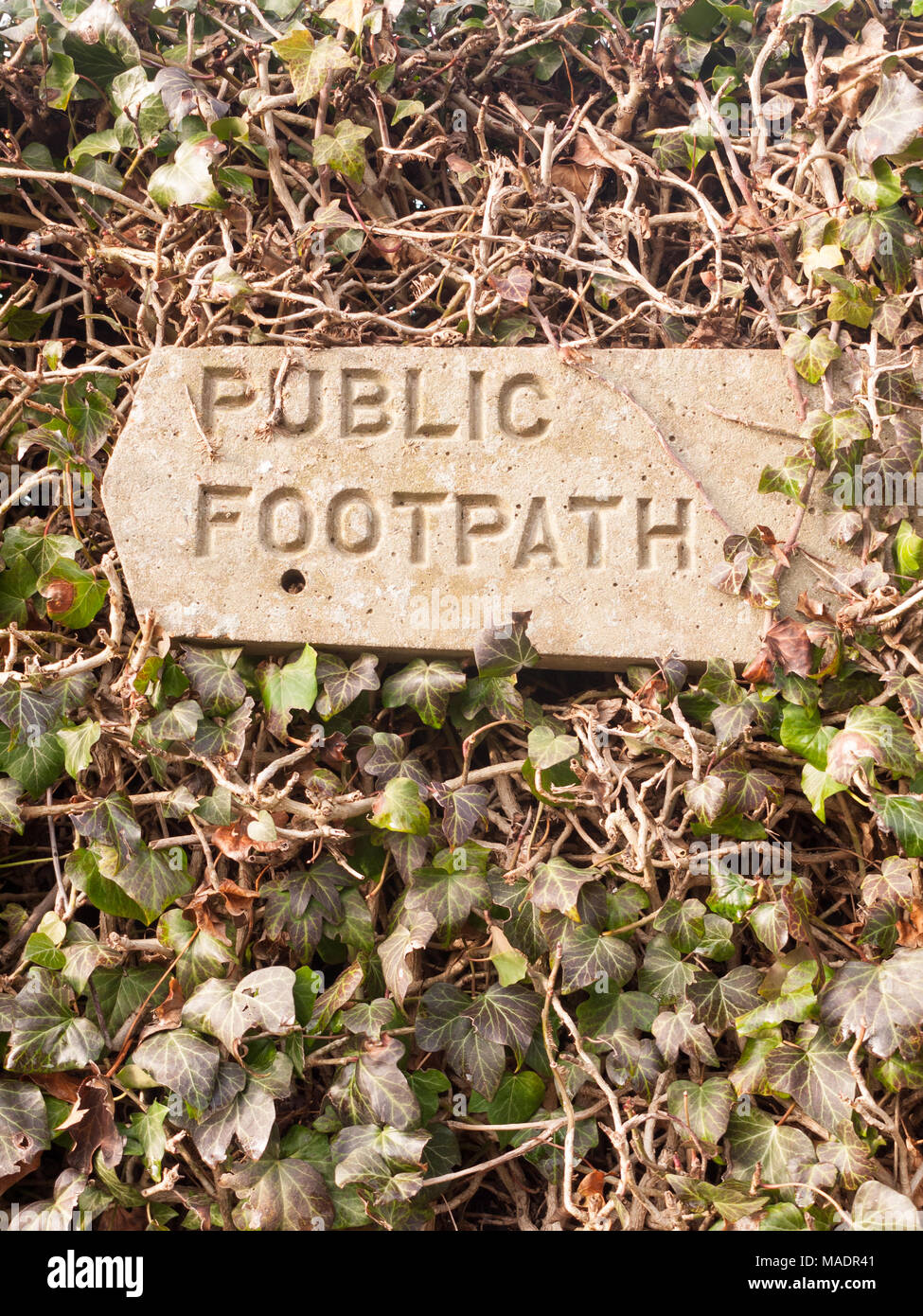 Footpath Direction Arrow High Resolution Stock Photography and Images ...