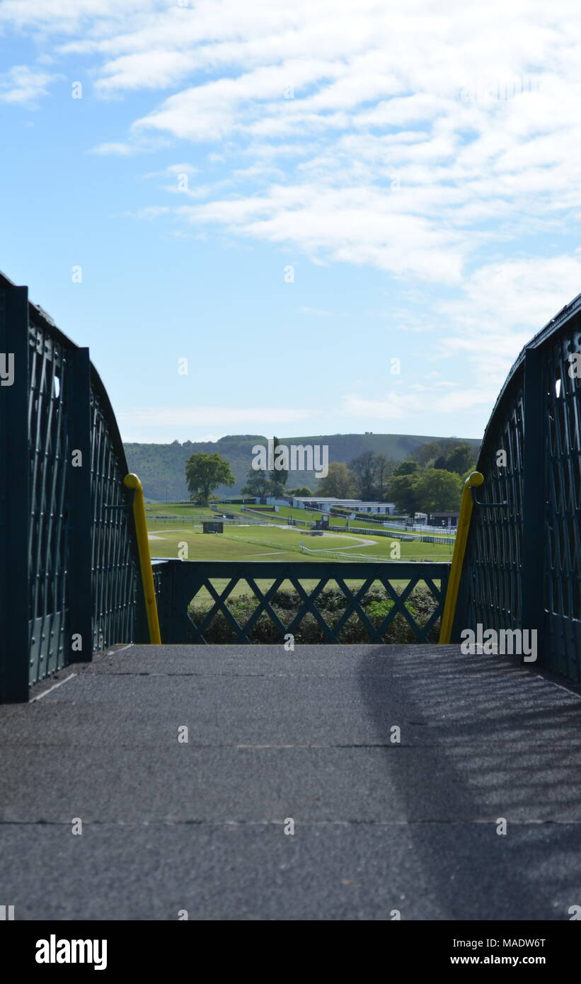 Old iron pedestrian bridge railway hi-res stock photography and images ...
