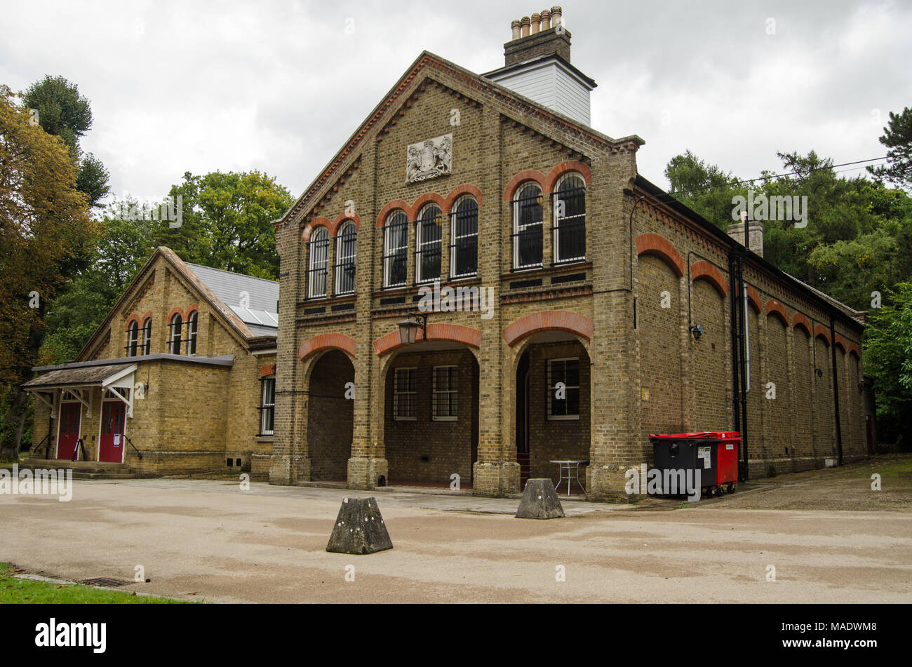 Facade of the historic Prince Consort's Library in Aldershot Military ...