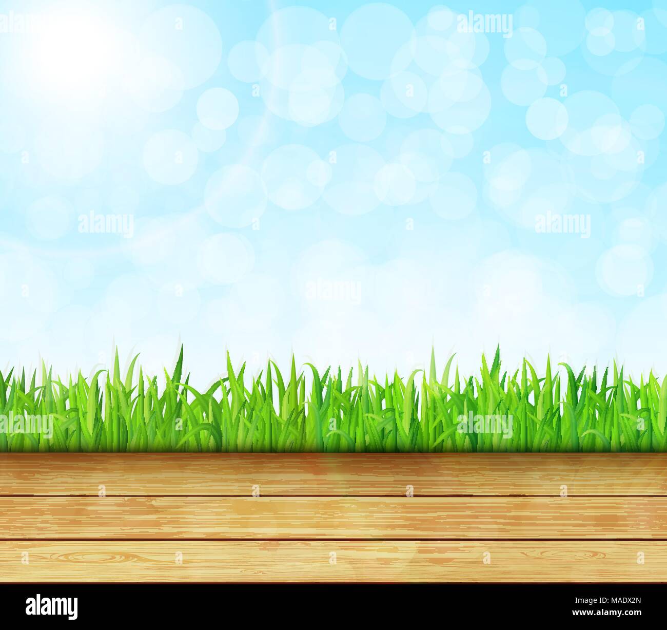 Spring garden background vector Stock Vector Image & Art - Alamy