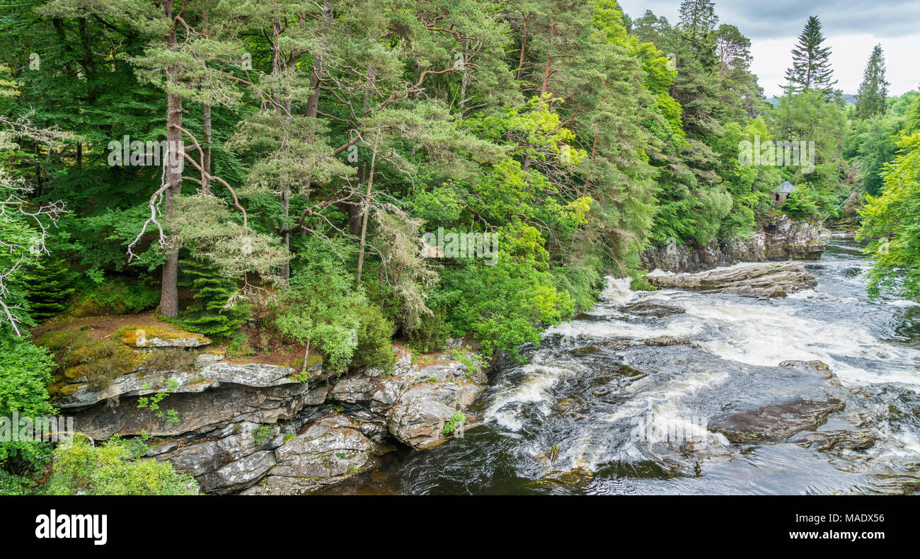 Invermoriston Falls near Fort Augustus, on Loch Ness, Scottish ...