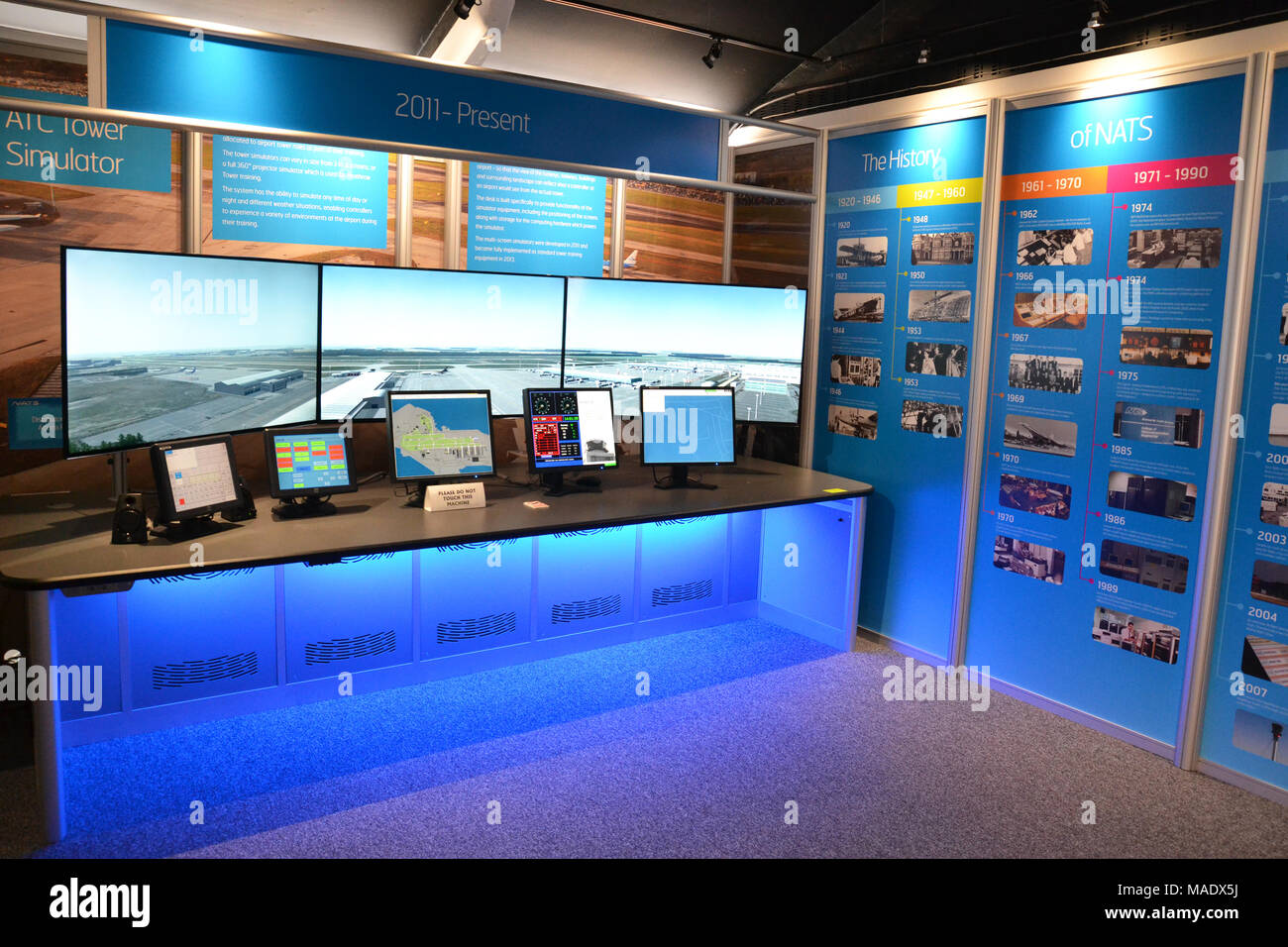 Air Traffic Control Tower Simulator. The National Museum of Computing ...