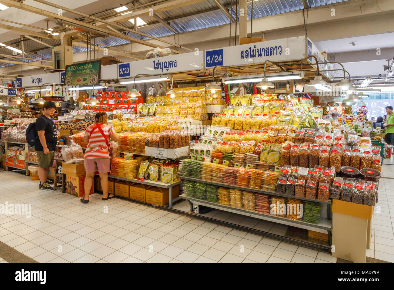 Or tor kor market in bangkok hi-res stock photography and images - Alamy