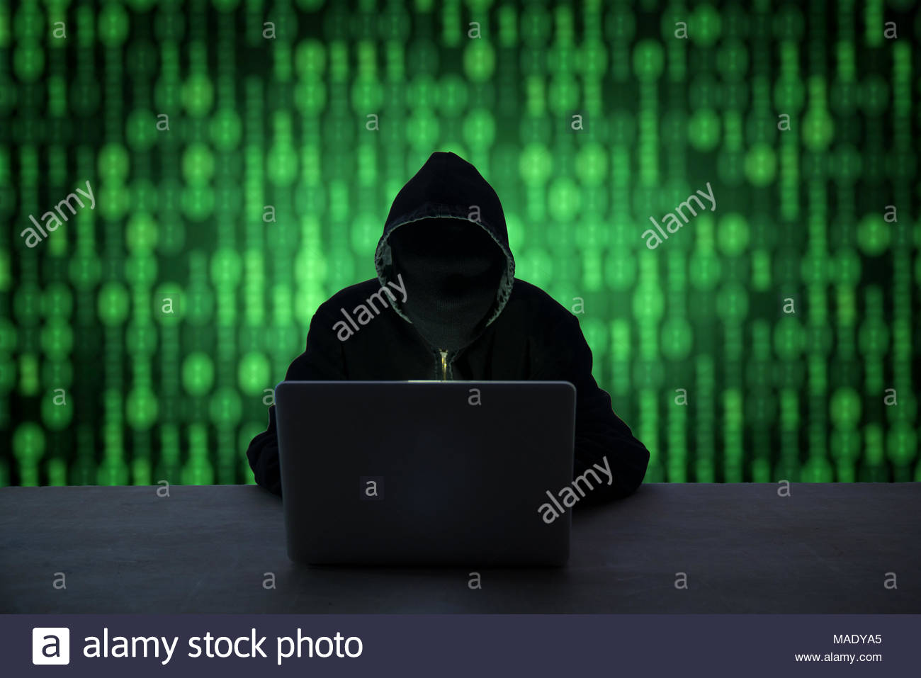 Computer Hacker Anonymous Mask Stock Photos & Computer Hacker Anonymous ...