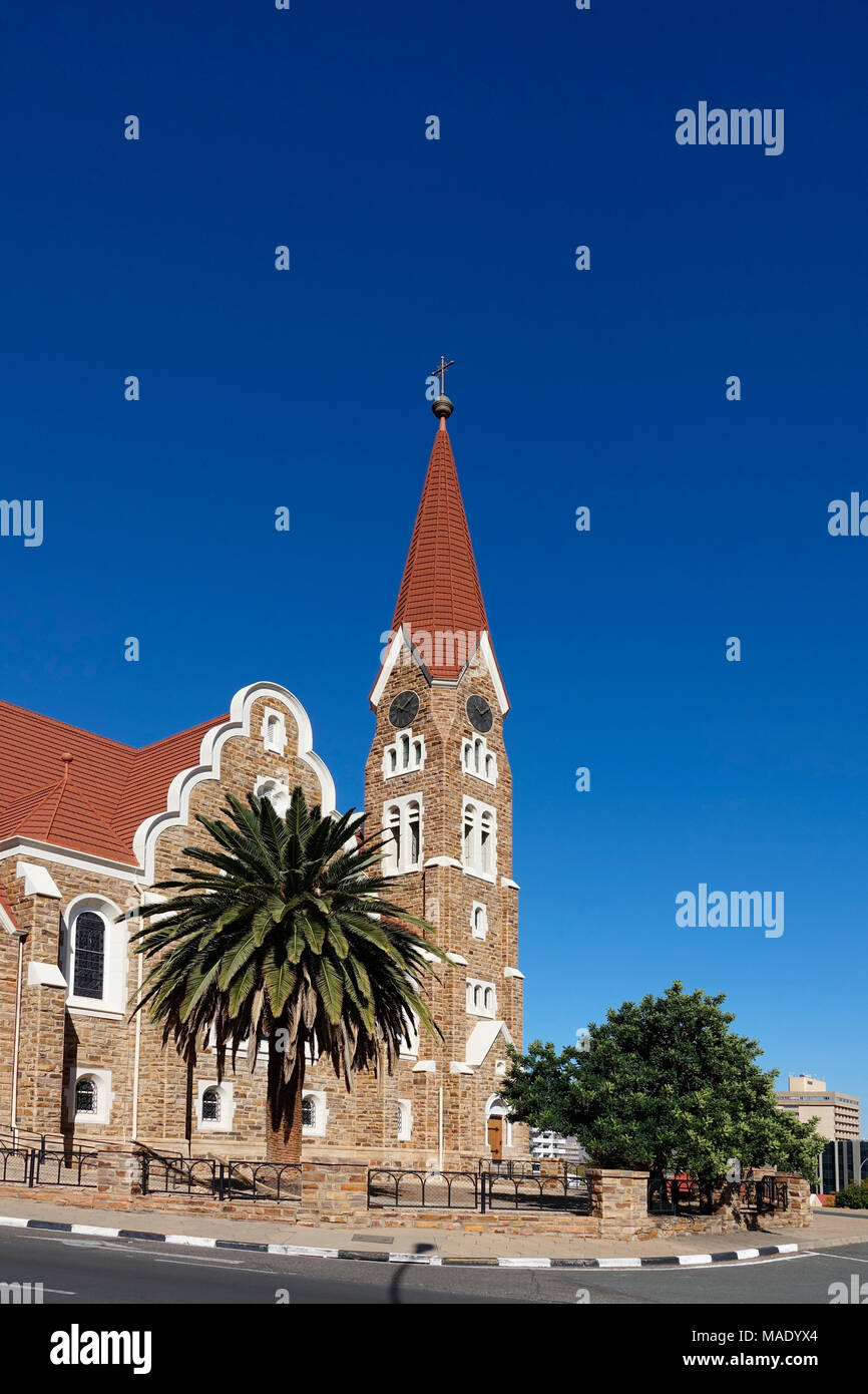 Windhoek Christus church Stock Photo - Alamy