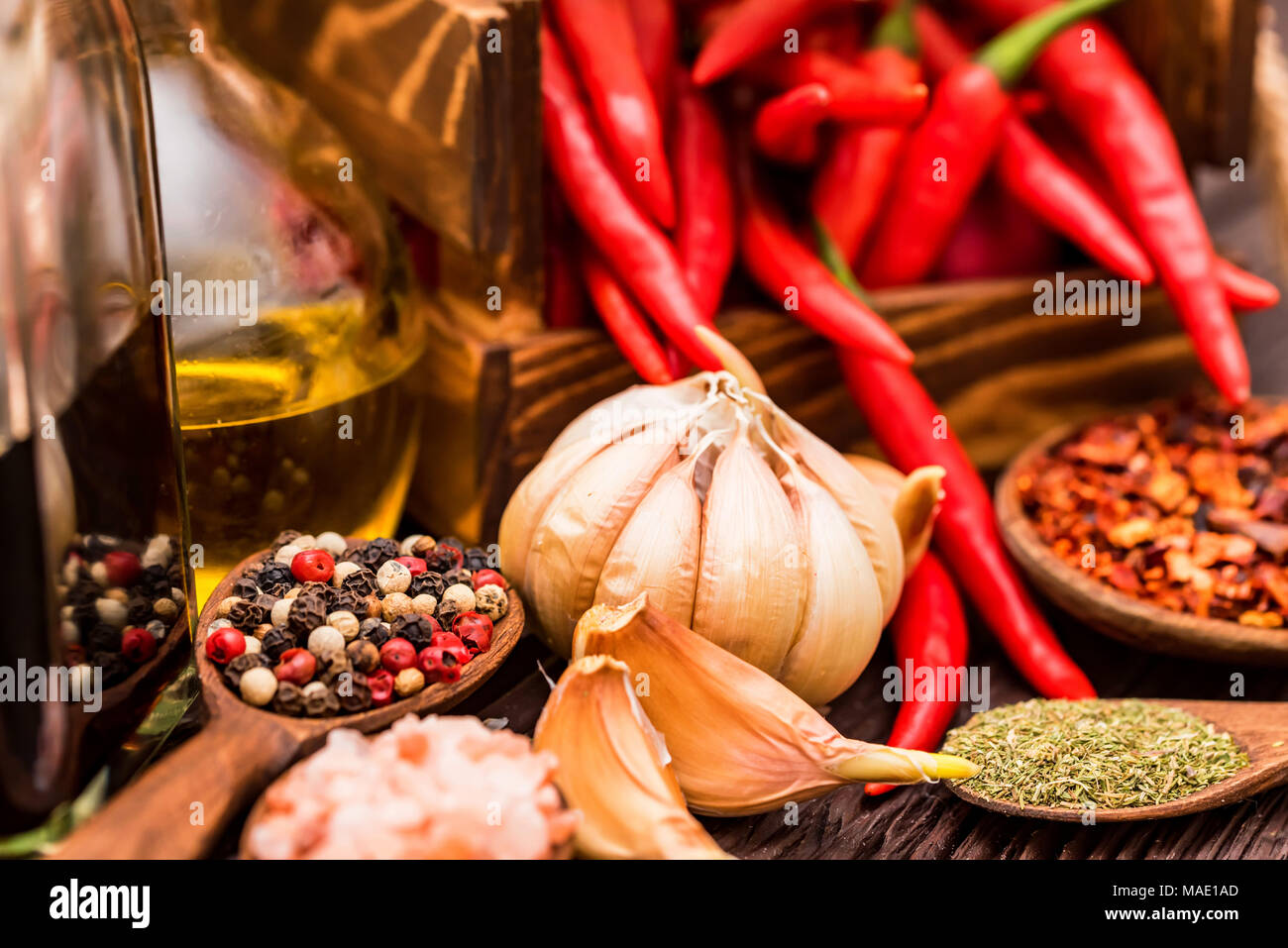 Composition chili pepper various hi-res stock photography and images ...