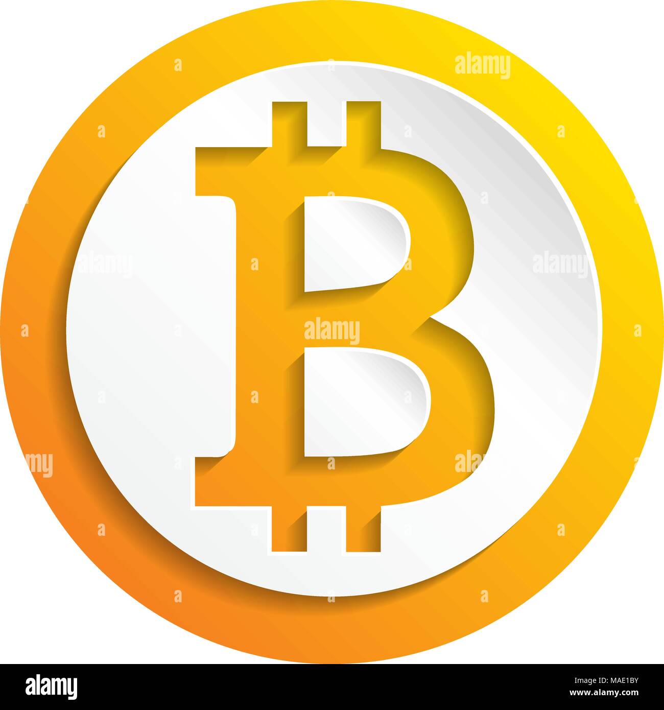Bitcoin logo Stock Vector Images - Alamy