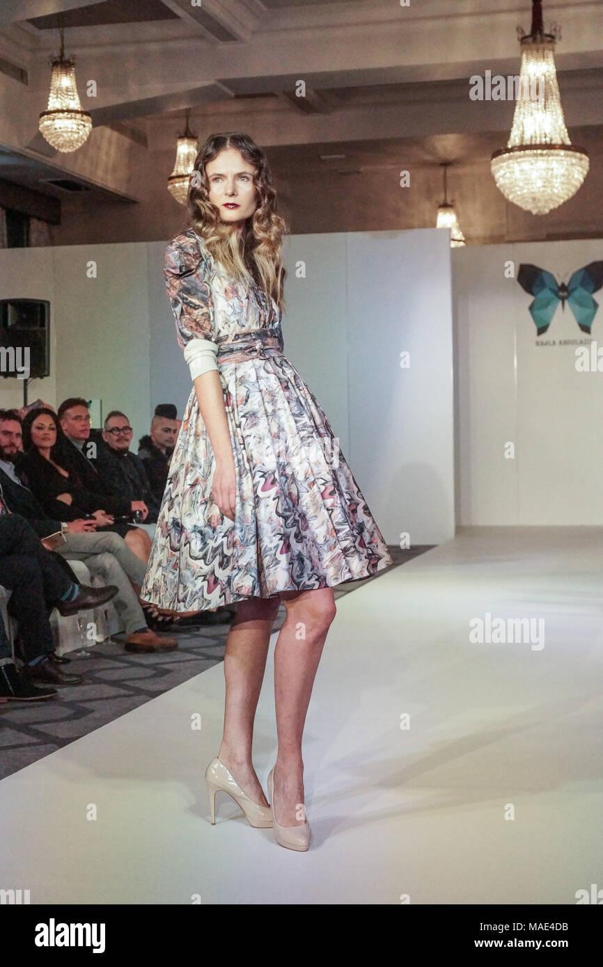 31 March 2018. London, England.Designer Najla Abdulaziz from Saudi ...