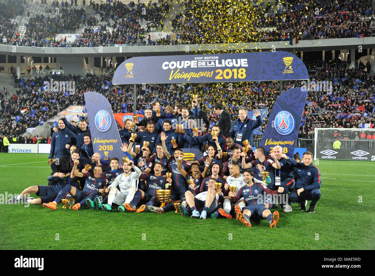 Matmut Atlantique Stadium, Bordeax, France. 31st Mar, 2018. French ...