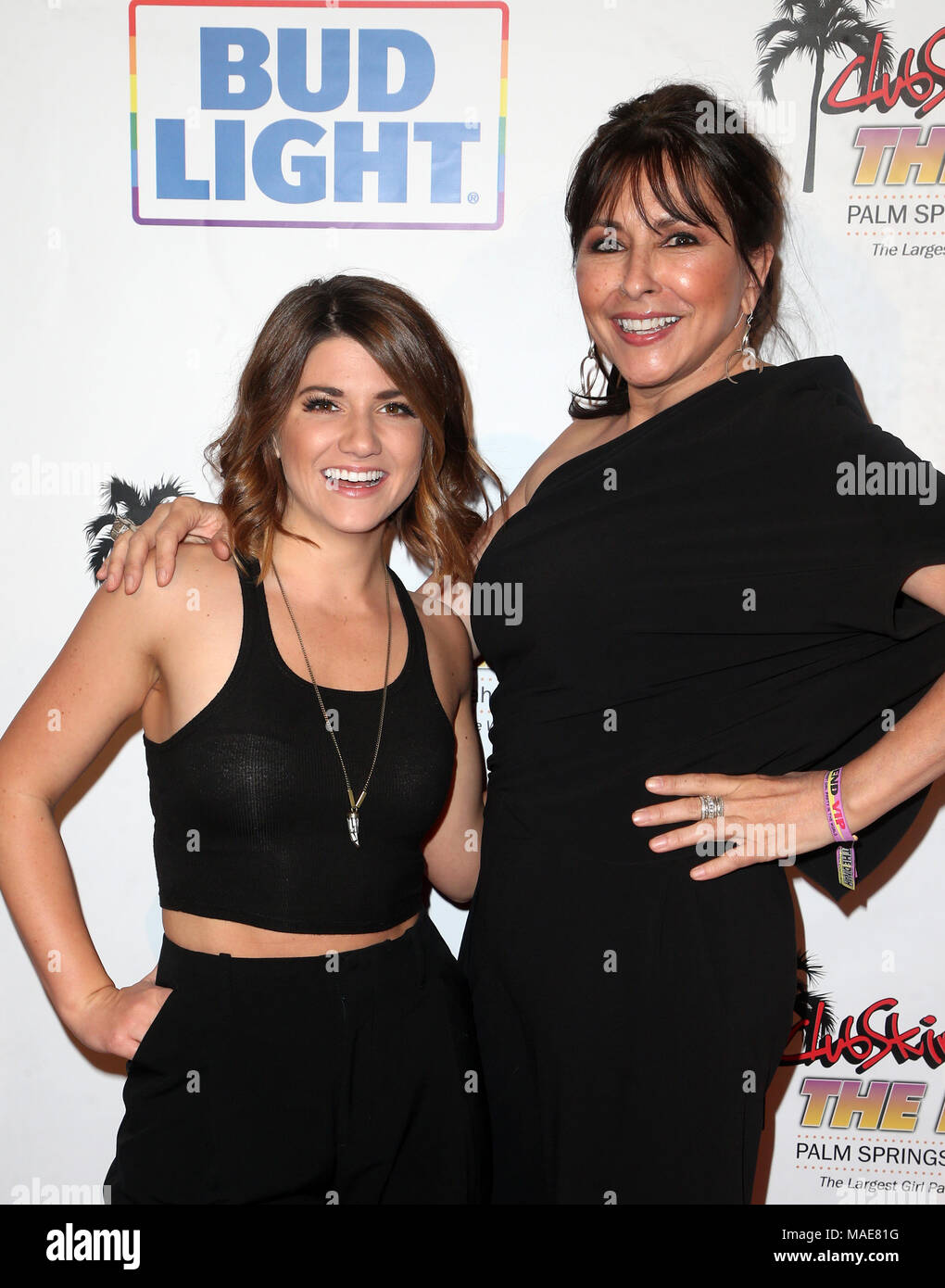 Palm Springs, Ca. 31st Mar, 2018. Elise Bauman, Marina Rice Bader, at ...