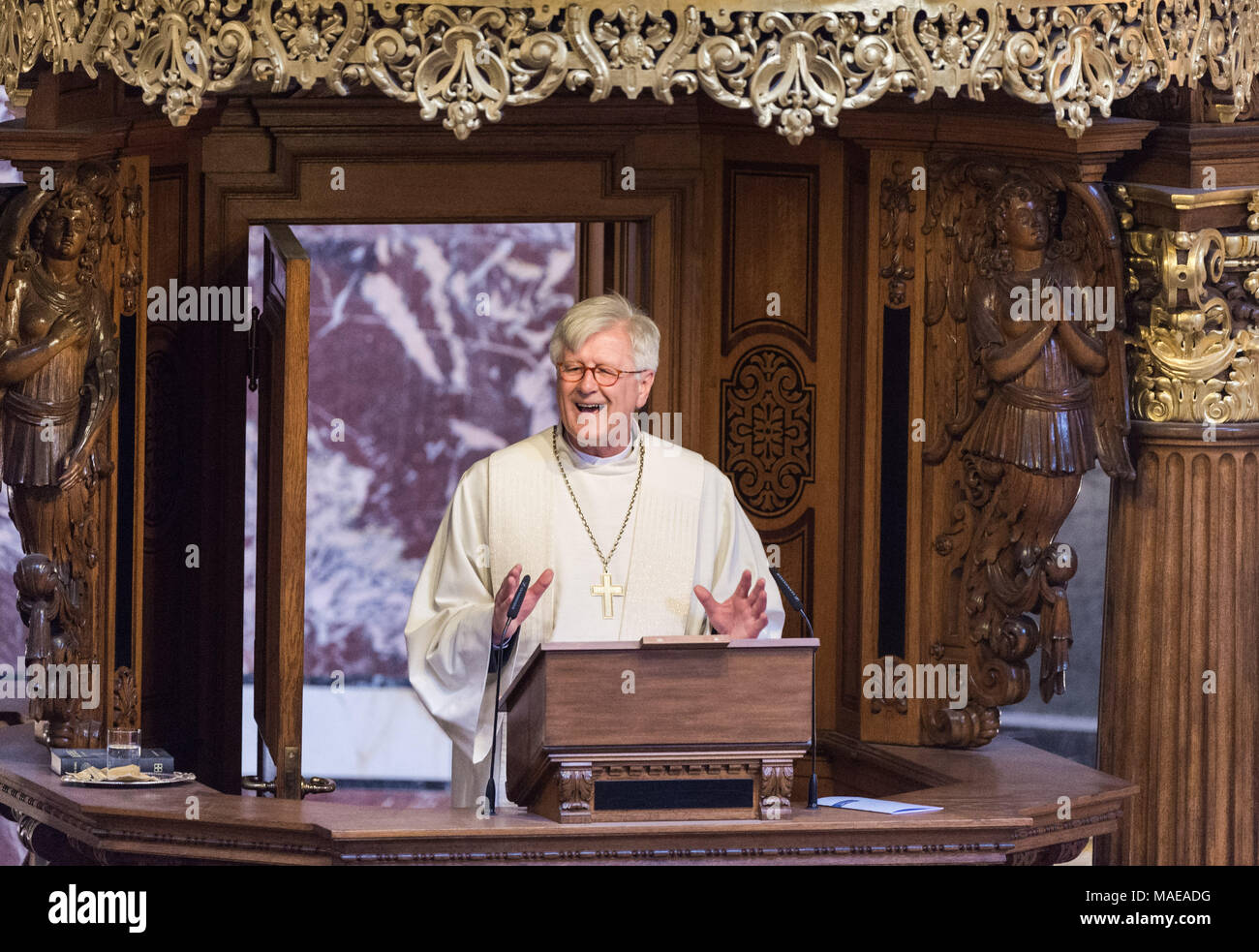 01 April 2018, Germany, Berlin: Heinrich Bedford-Strohm, Council ...