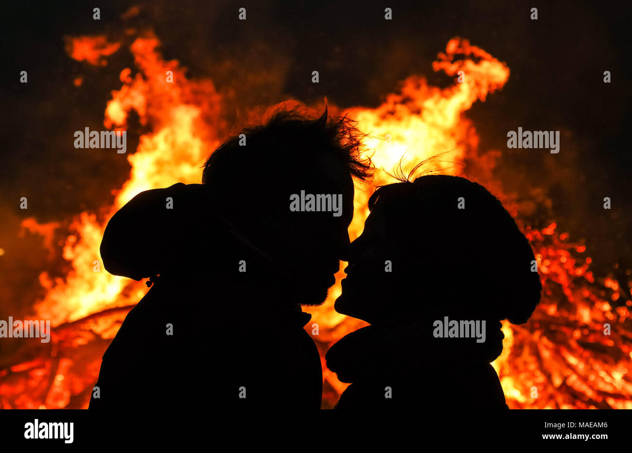 Fire kiss hi-res stock photography and images - Alamy