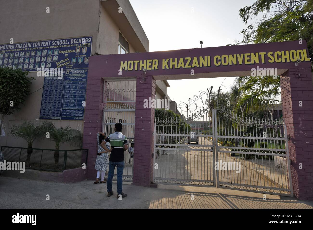 NEW DELHI, INDIA - APRIL 1: A photo of Mother Khazani Convent School ...