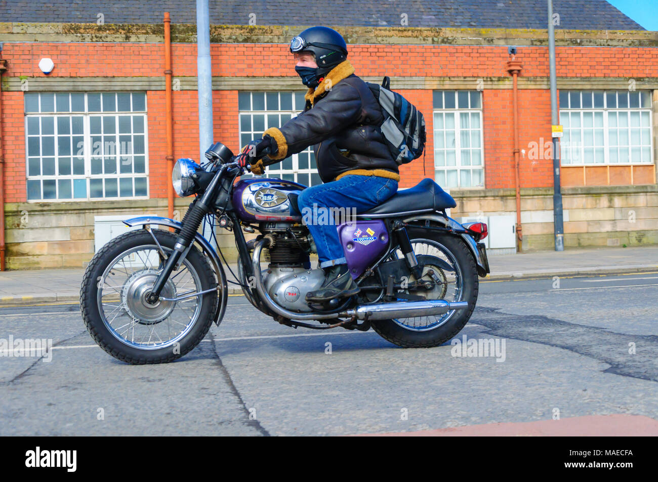 Bsa motorcycle petrol hi-res stock photography and images - Alamy