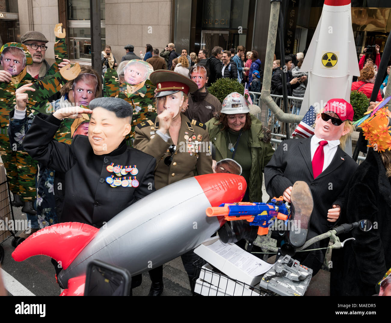 "Trump’s Grand Military Parade" was the theme of New York City's 33rd ...