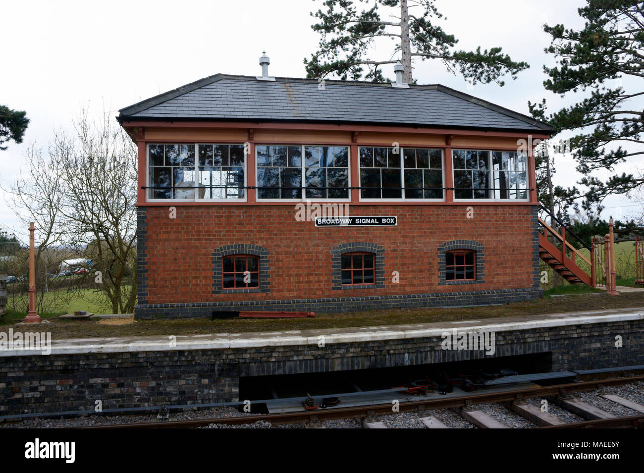 Restored signal box hi-res stock photography and images - Alamy