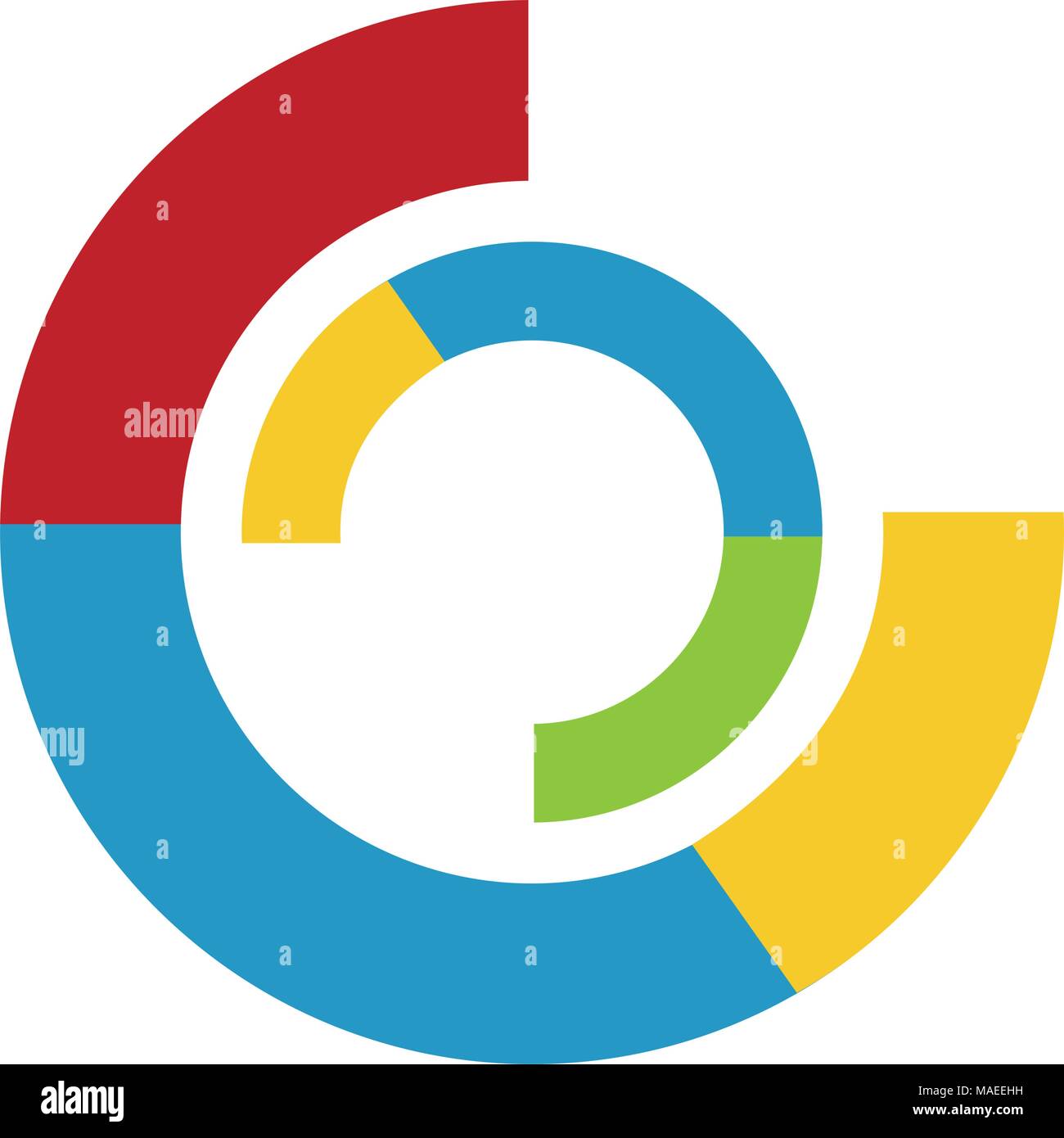 statistics graphic circular isolated icon vector illustration design ...
