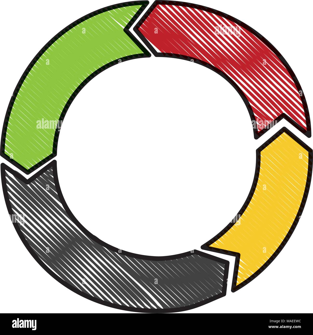 Circular statistical graphic hi-res stock photography and images - Alamy