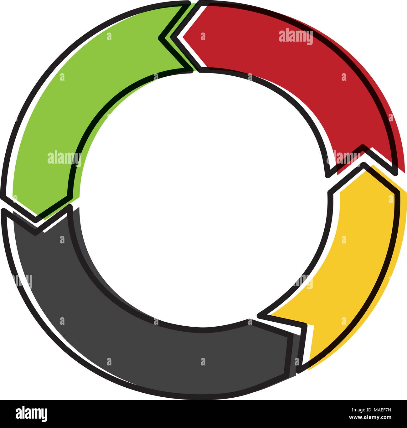 Circular statistical graphic hi-res stock photography and images - Alamy