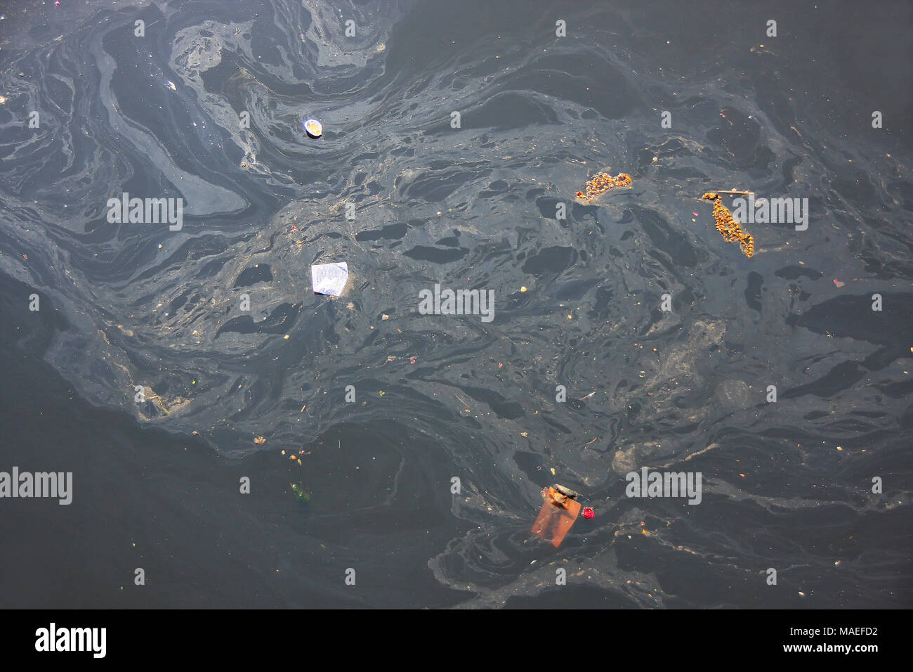 Water pollution india hi-res stock photography and images - Alamy