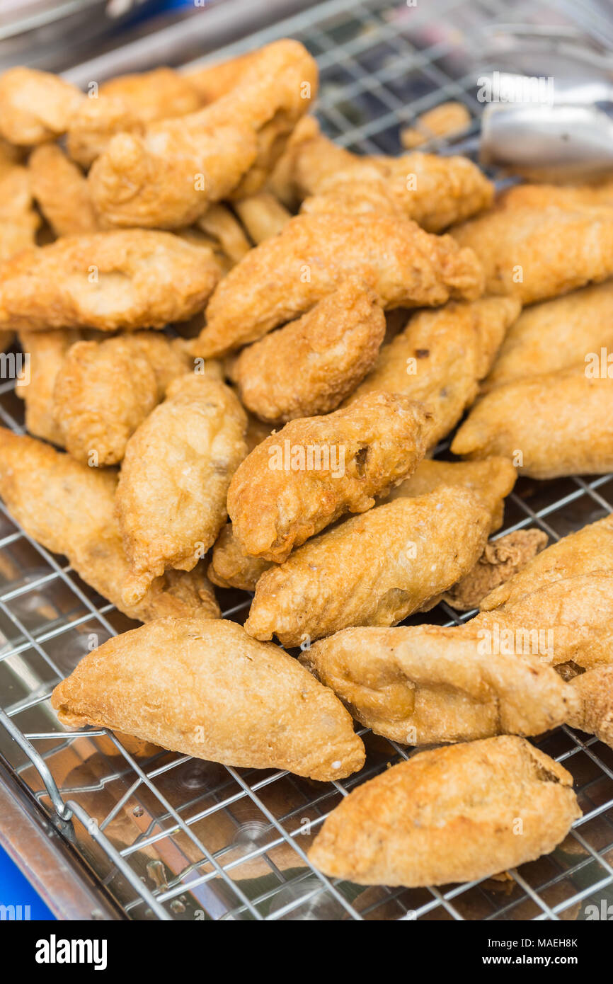 Deep-fried fish ball Stock Photo - Alamy