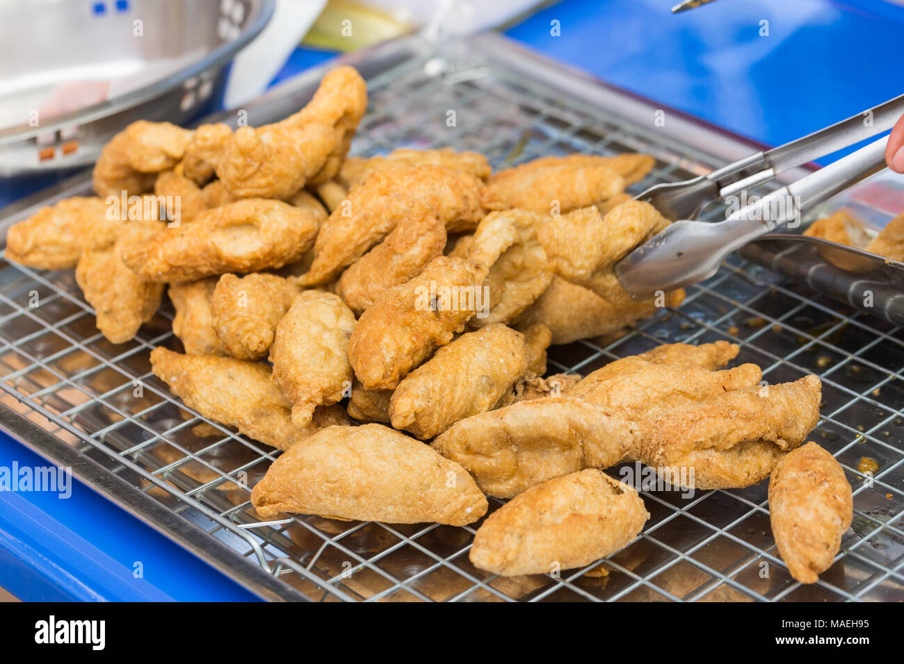 Deep-fried fish ball Stock Photo - Alamy