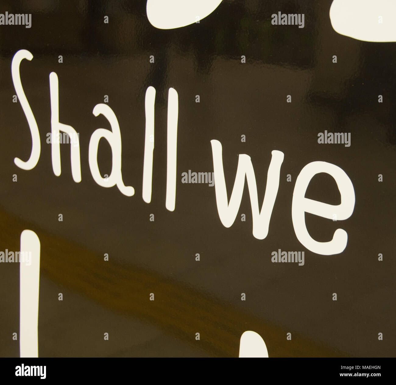 White shall hi-res stock photography and images - Alamy