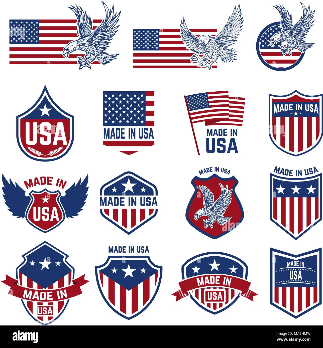 American manufacturing signs Stock Vector Images - Alamy