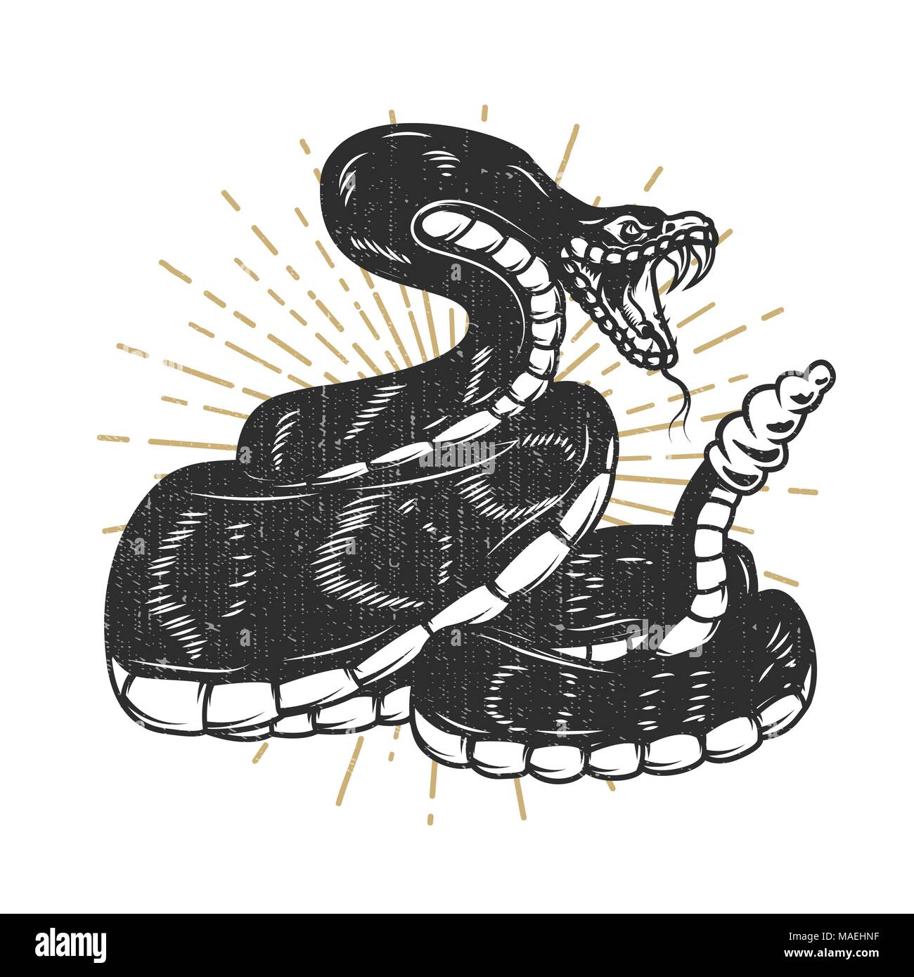 Rattlesnake Logo Design