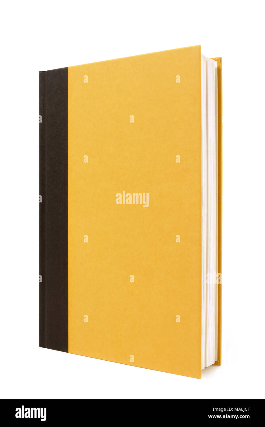 Yellow plain book cover Cut Out Stock Images & Pictures - Alamy