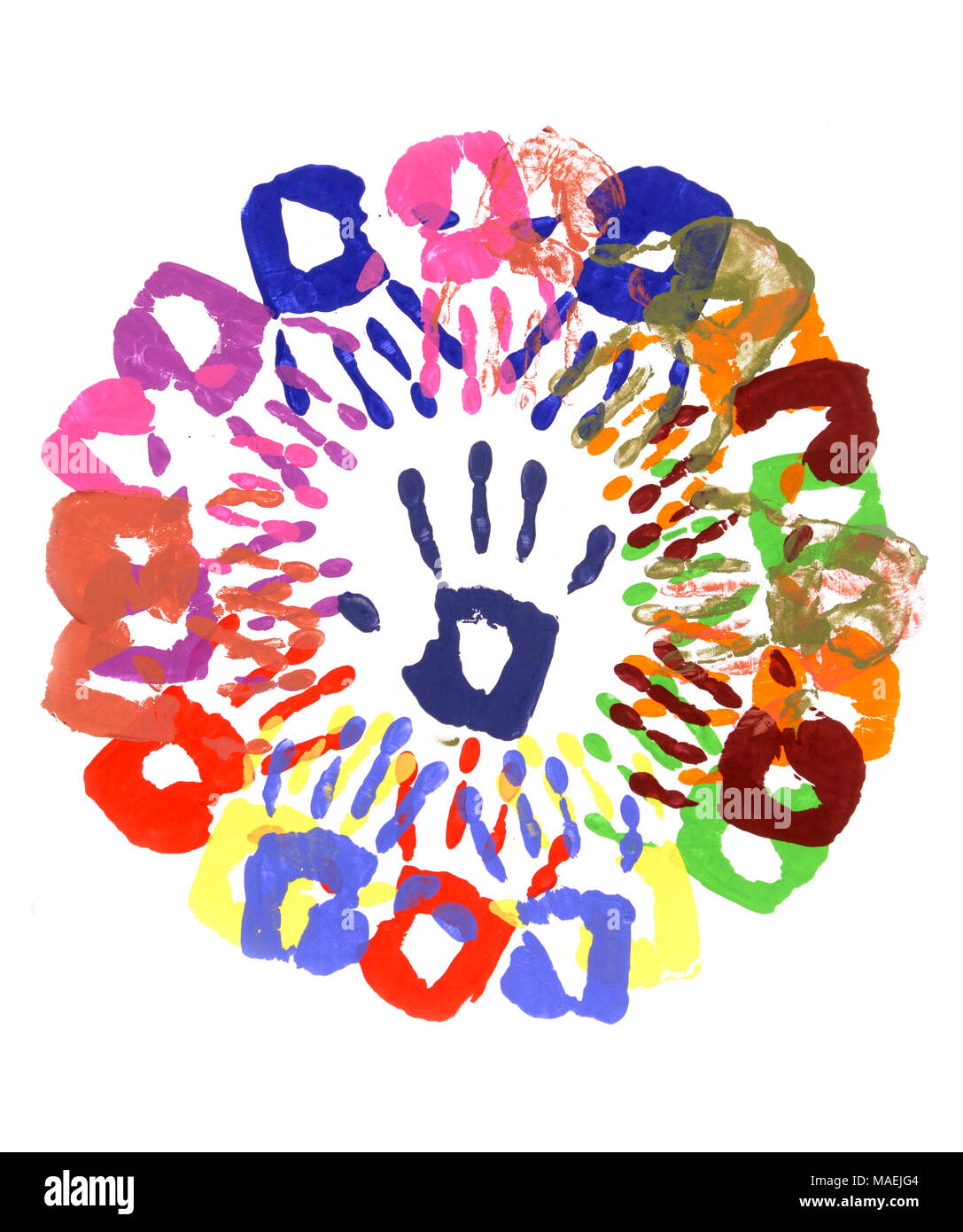 Handprint child hi-res stock photography and images - Alamy