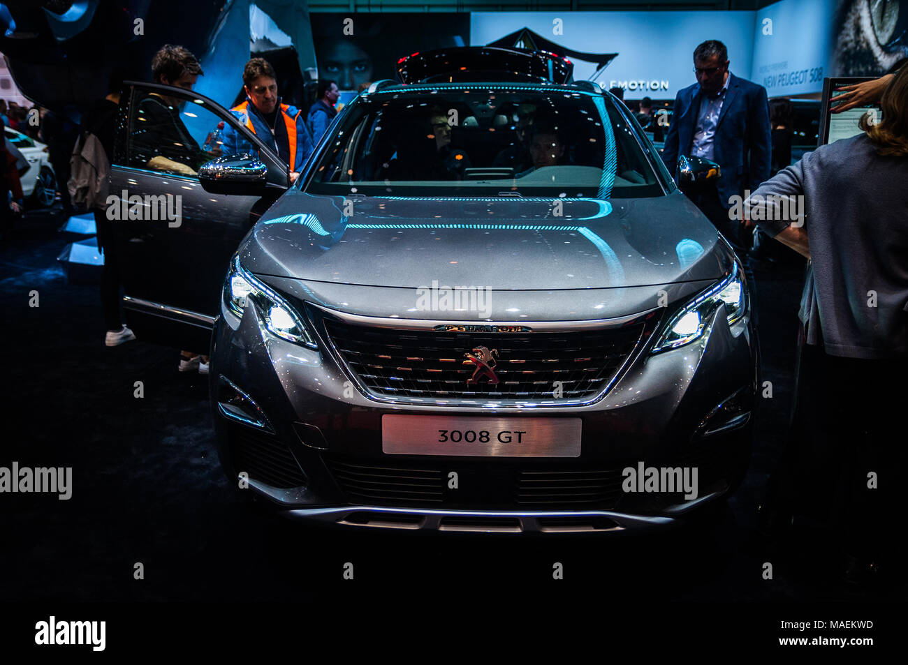 Switzerland, March 2018 - magnificent cars and hypercars on display at ...