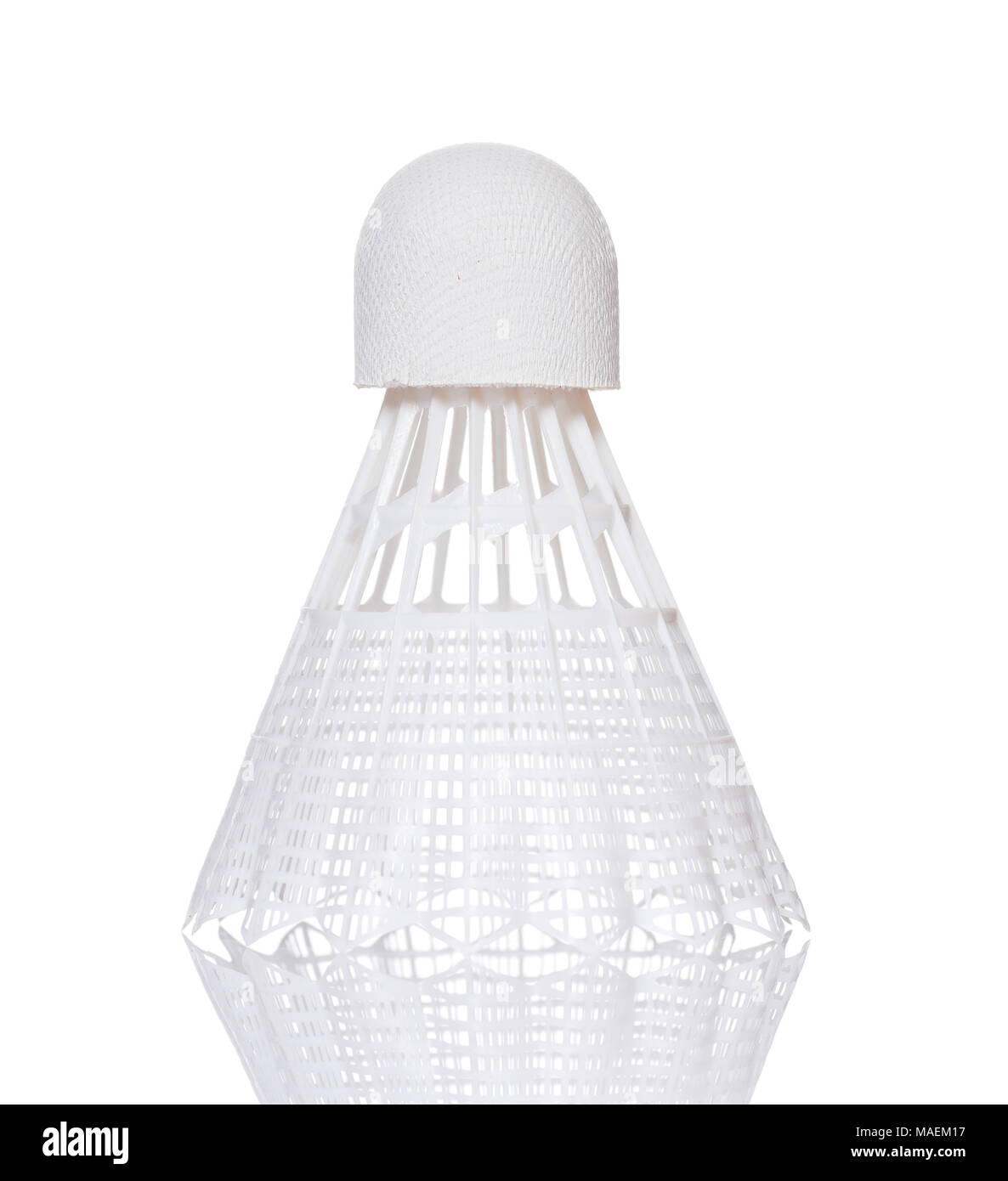 White shuttlecock for badminton Stock Photo - Alamy