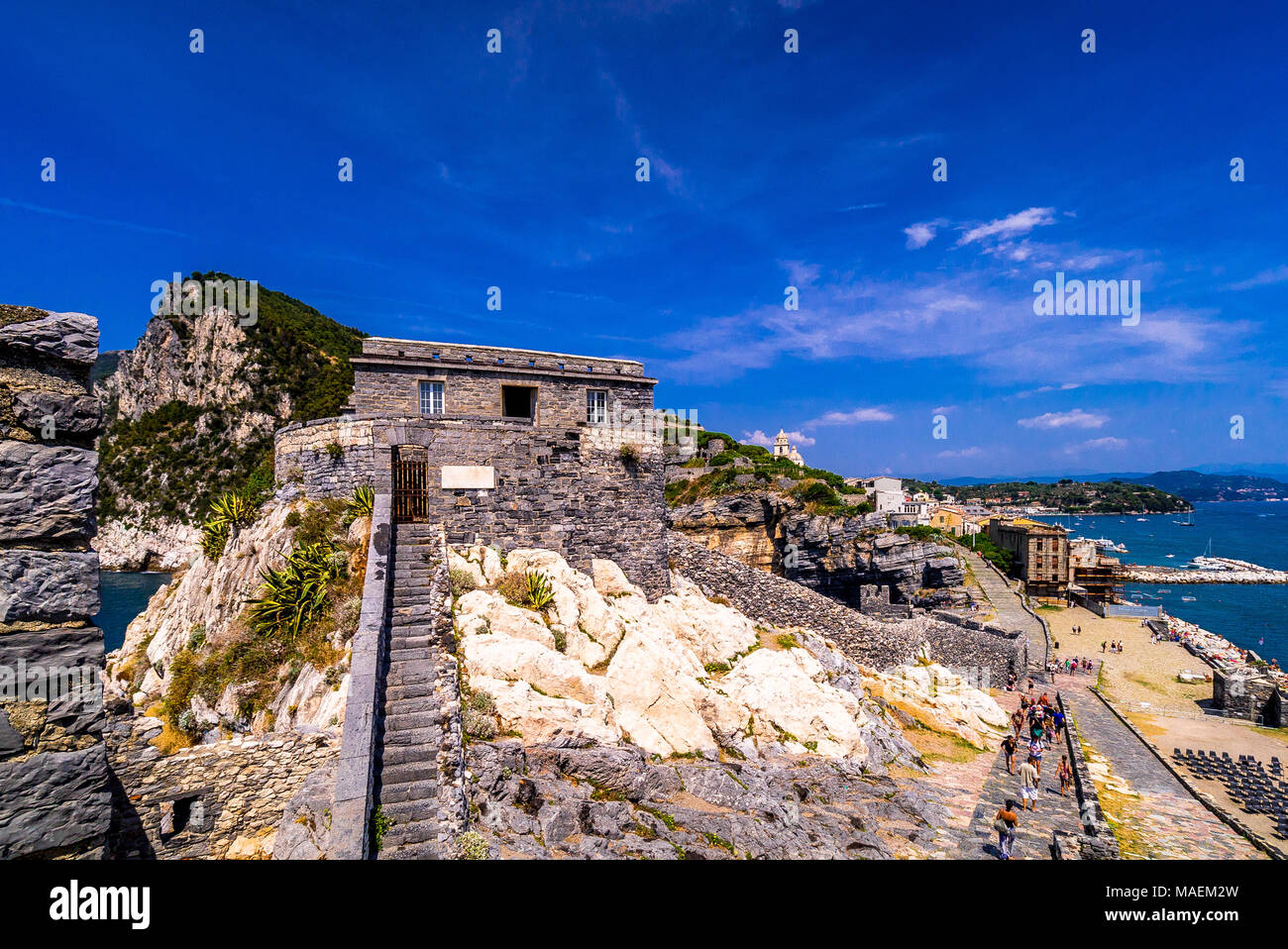 Castello Doria, an imposing clifftop fortress with views of the Gulf of ...