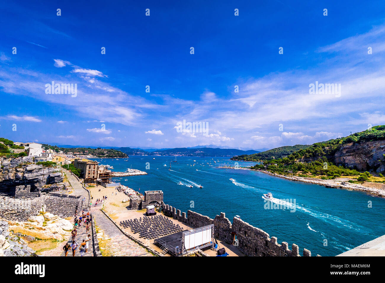 Castello Doria, an imposing clifftop fortress with views of the Gulf of ...