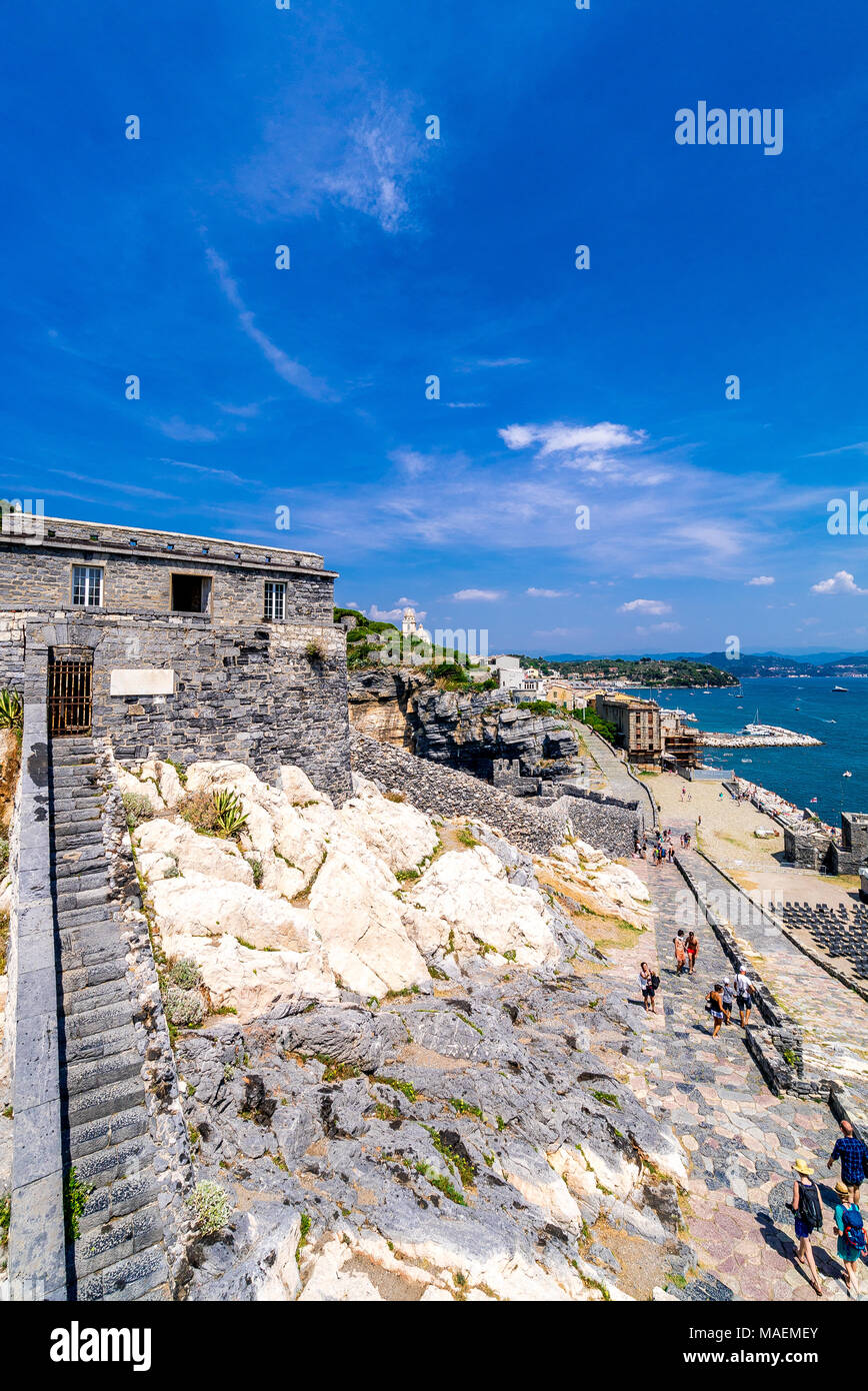 Castello Doria, an imposing clifftop fortress with views of the Gulf of ...