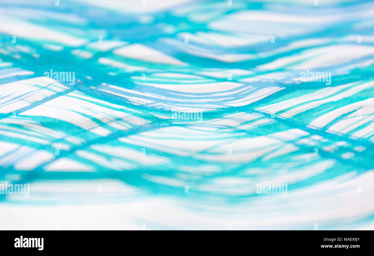 Watercolor hand drawn blue texture. Art background with soft blur ...