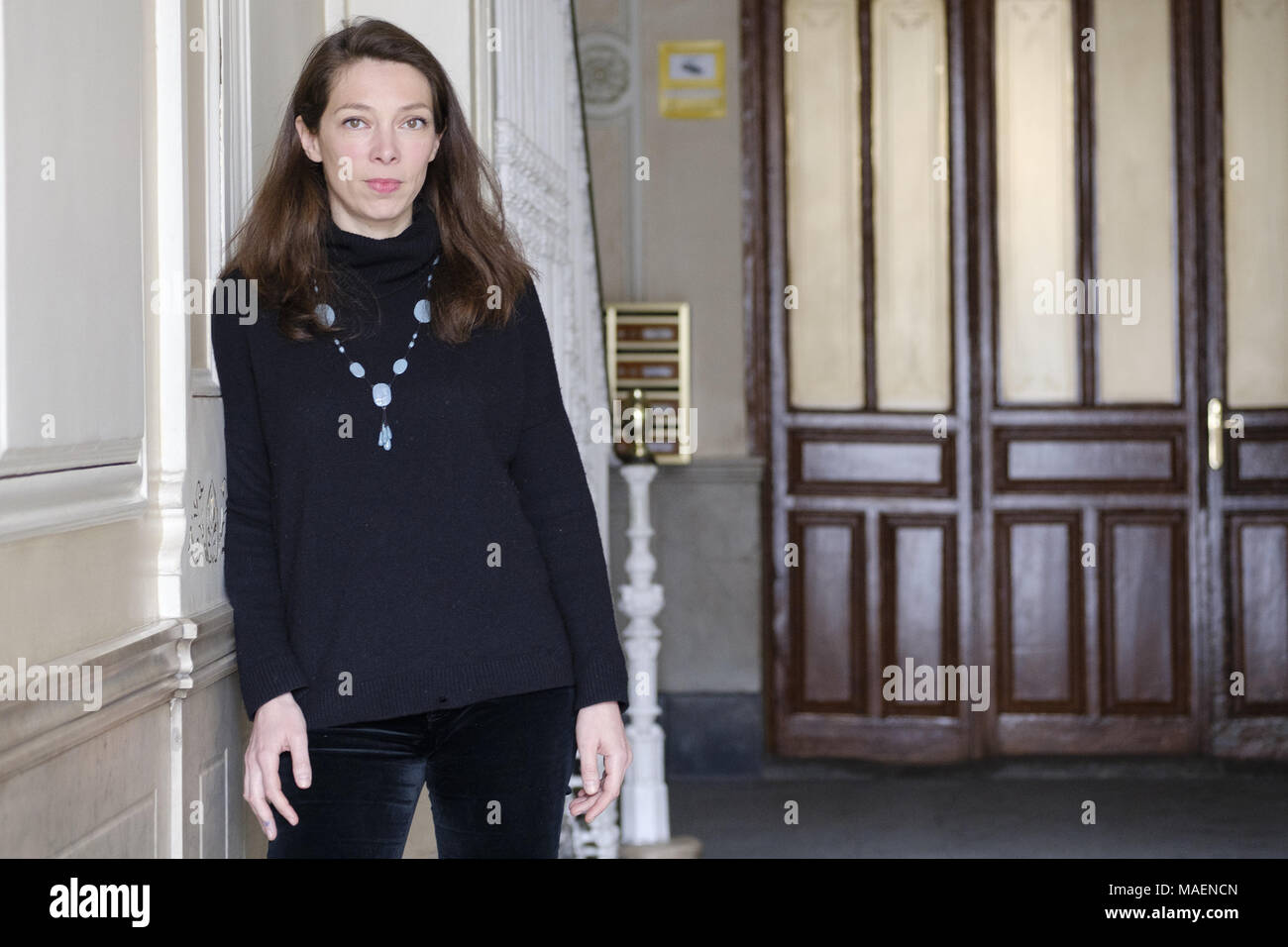 Leonor de Recondo poses ahead of her book presentation 'Amours' in ...