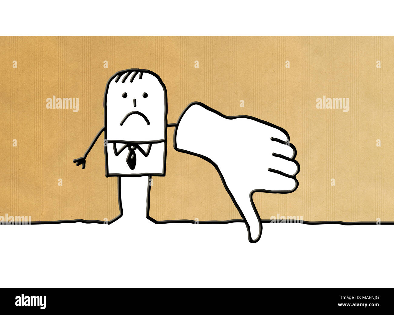 Cartoon bad sign hi-res stock photography and images - Alamy