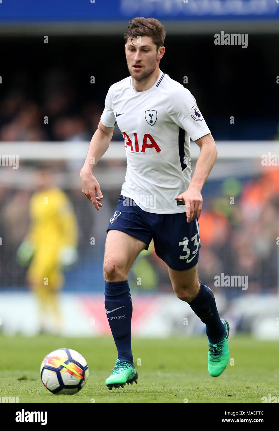 Tottenham Hotspur's Ben Davies during the Premier League match at ...
