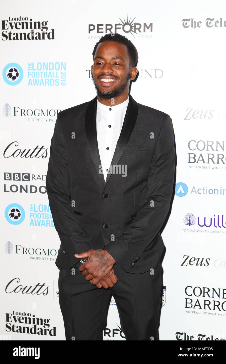 2018 London Football Awards at Battersea Evolution Featuring: Josh ...