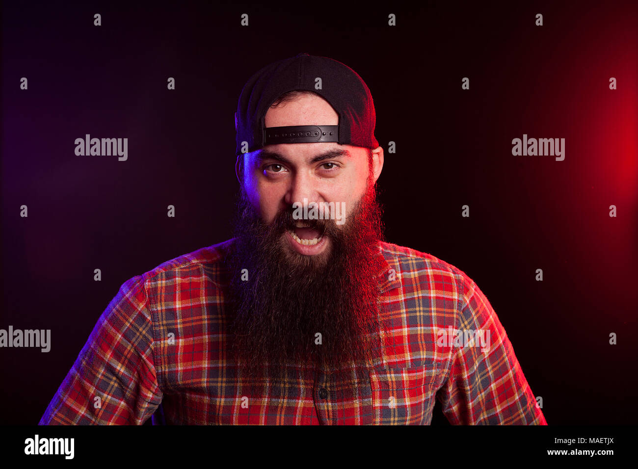 Angry man face hi-res stock photography and images - Alamy