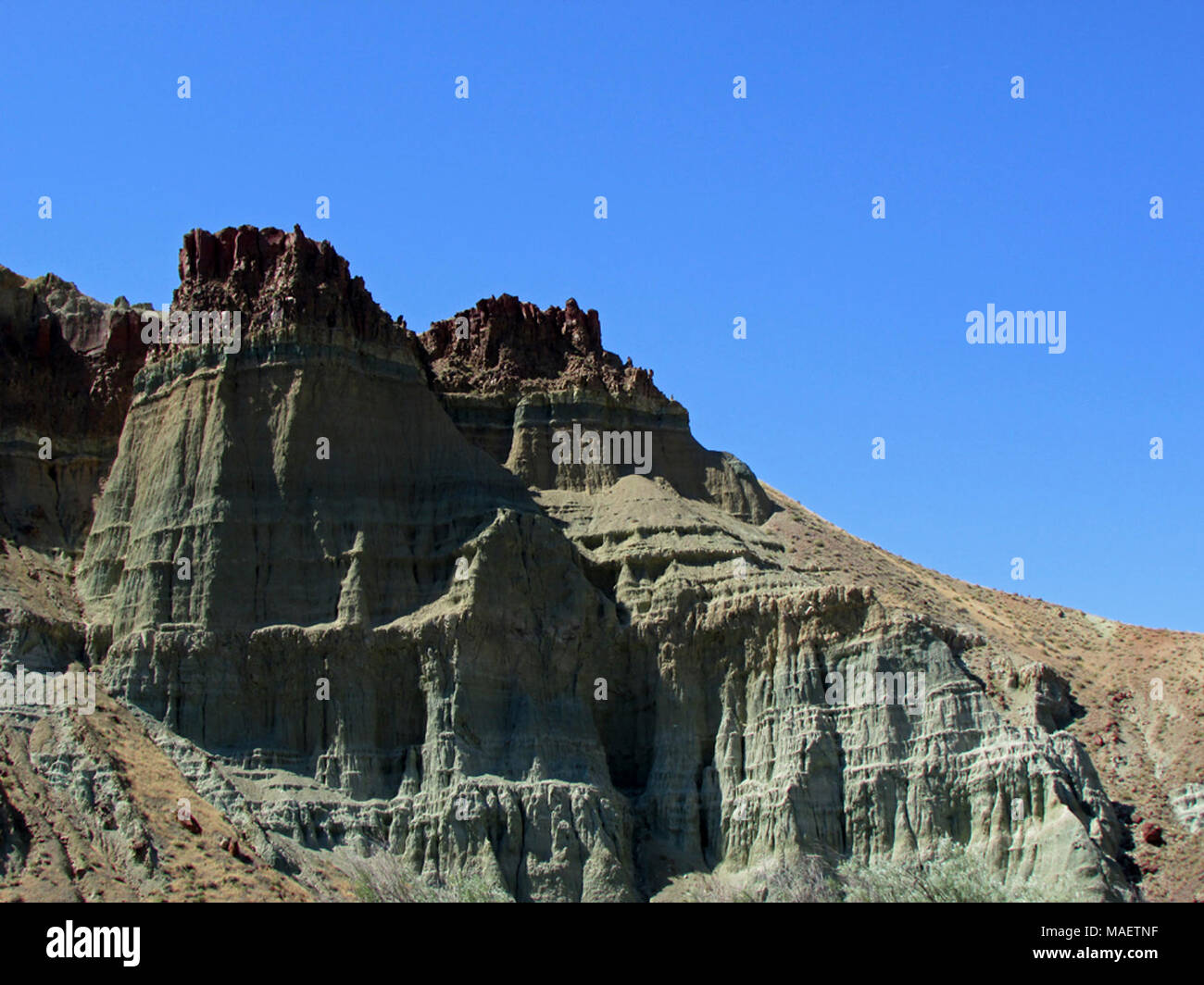 Sheep Rock Unit at John Day Fossil Beds NM in Stock Photo - Alamy